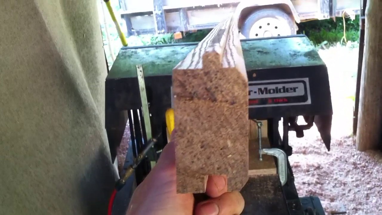 Craftsman Foley Belsaw Planer/Moulder In Action