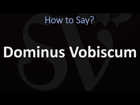How to Pronounce Dominus Vobiscum? (CORRECTLY) | Meaning + Pronunciation