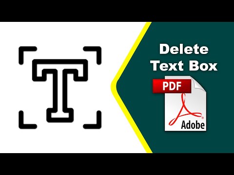How to delete comment text boxes from a pdf file using Adobe Acrobat Pro DC