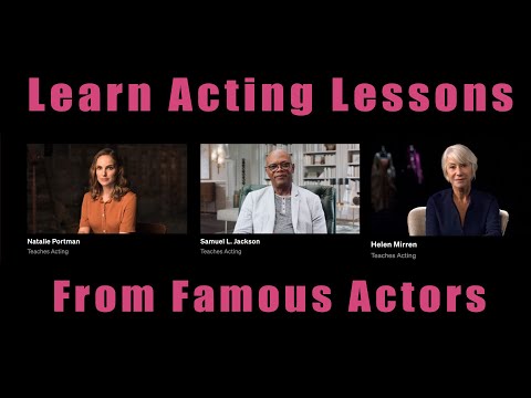 Learn Acting Lessons From Famous Actors
