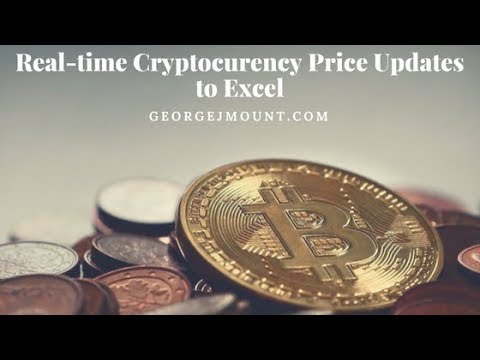 How to Get Real-Time Cryptocurrency Prices from Yahoo! Finance to Excel