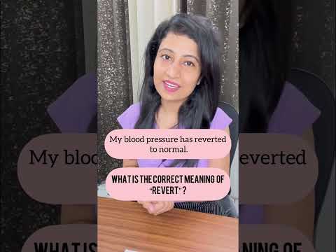 What is the correct meaning of revert? #vocabulary #shorts #english #viral