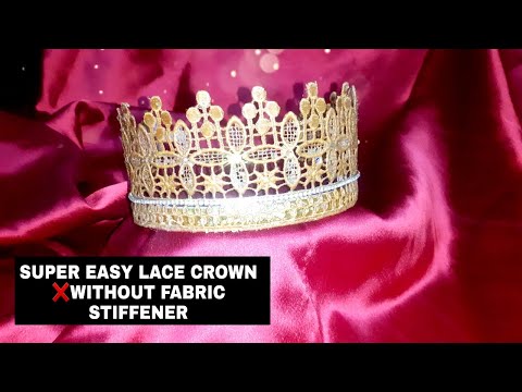 HOW TO MAKE A LACE CROWN | DIY LACE CROWN 2021 |CROWN FOR TEENS | PRINCESS CROWN |HEADBAND,ARTAAMENA