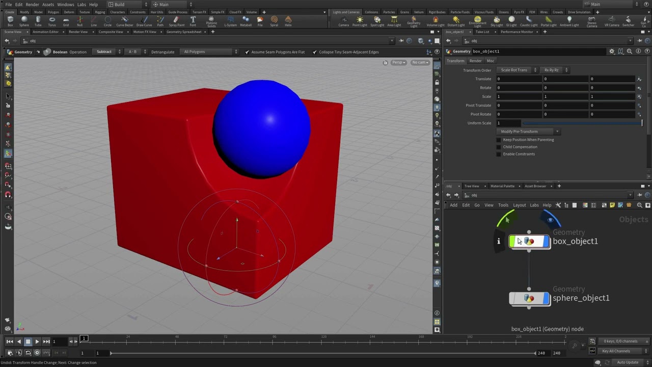 Houdini Foundations | Overview 5 | Working with Nodes