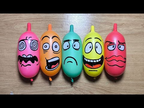 Making GLOSSY Slime with Funny Balloons - Satisfying Slime video-apt-diy slime-relaxing,asmr