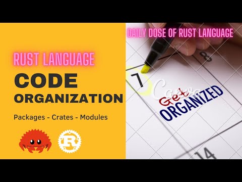 Rust Programming: Understanding Code Organizations (Packages, Crates, Modules) Part 1