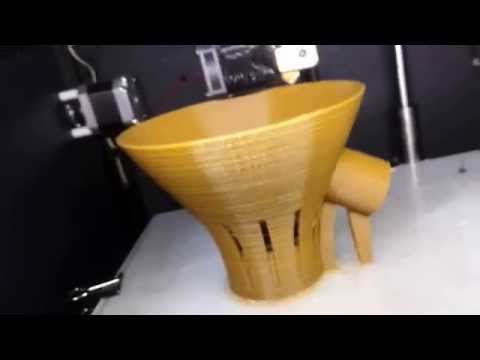 The horn printed by 3D printer! www.wb3dprinter.com