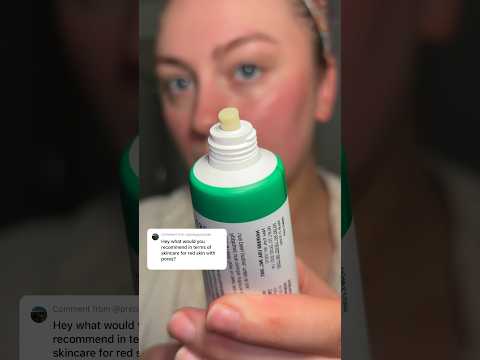 GREEN SKINCARE FOR REDNESS🫶🏼✨❤️ #skincare #rosacea #redness #skincareproducts