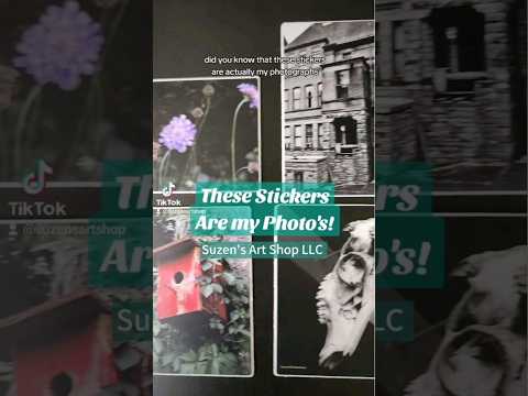 Did You Know That These Stickers Are My Photographs? #suzensartshop