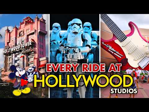 Disney's Hollywood Studios Rides at Walt Disney World [4K POV]