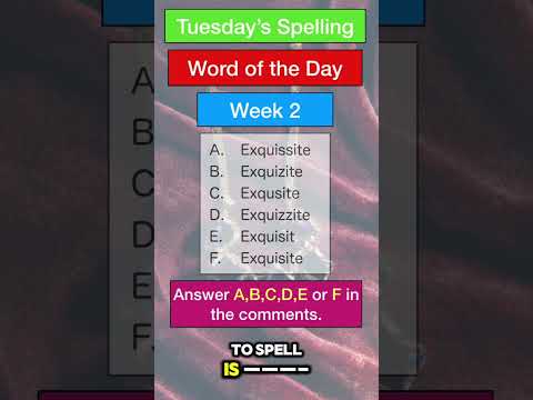 Boost Your English Skills: Word of the Day Spelling!