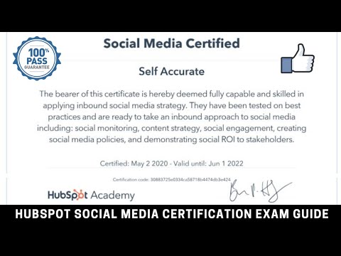 HubSpot Social Media Marketing Certification Exam Guide | FREE Course & Certification.
