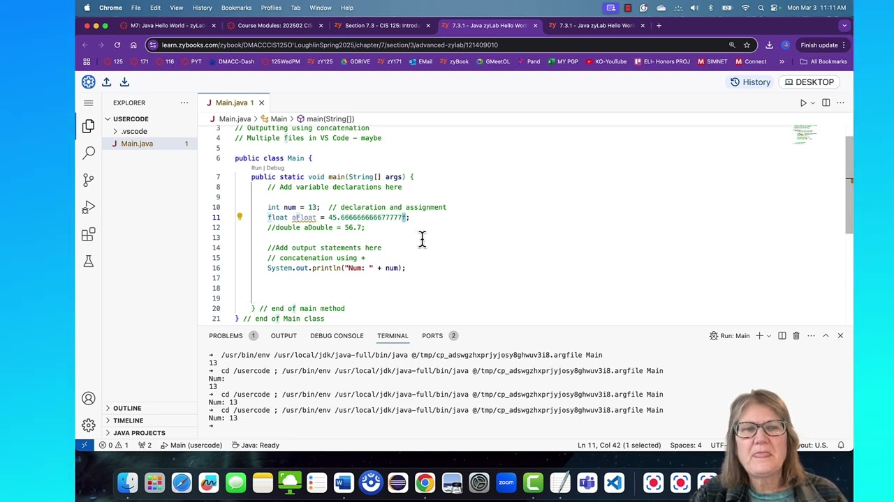 CIS125 VSCode Var Assignment Concatenation Multiple Files