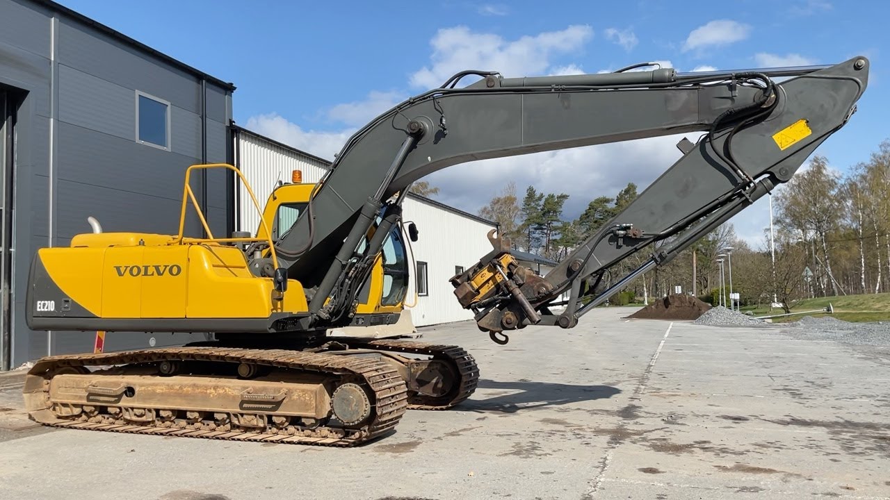 Bandgrävare Volvo EC210LC, Mark, Klaravik auktioner