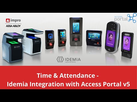 Time and Attendance Idemia Integration - Access Portal v5