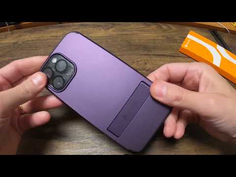 VICMARS For iPhone 14 Pro Max Case Magsafe with Stand Purple
