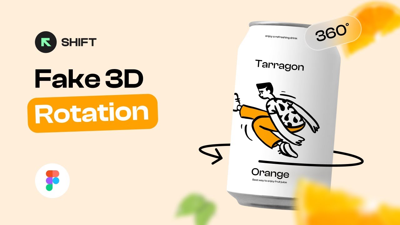 Figma Tutorial: Fake 3d Rotation in Figma