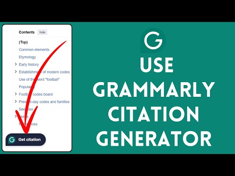 How To Use Grammarly Citation Generator | Grammarly Tutorial