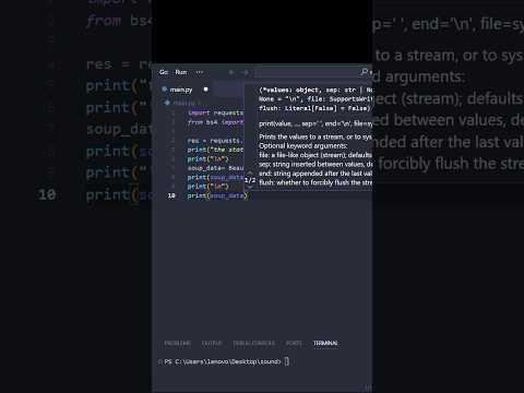 Web scraping with python in just 10 lines of code ???????? #coding