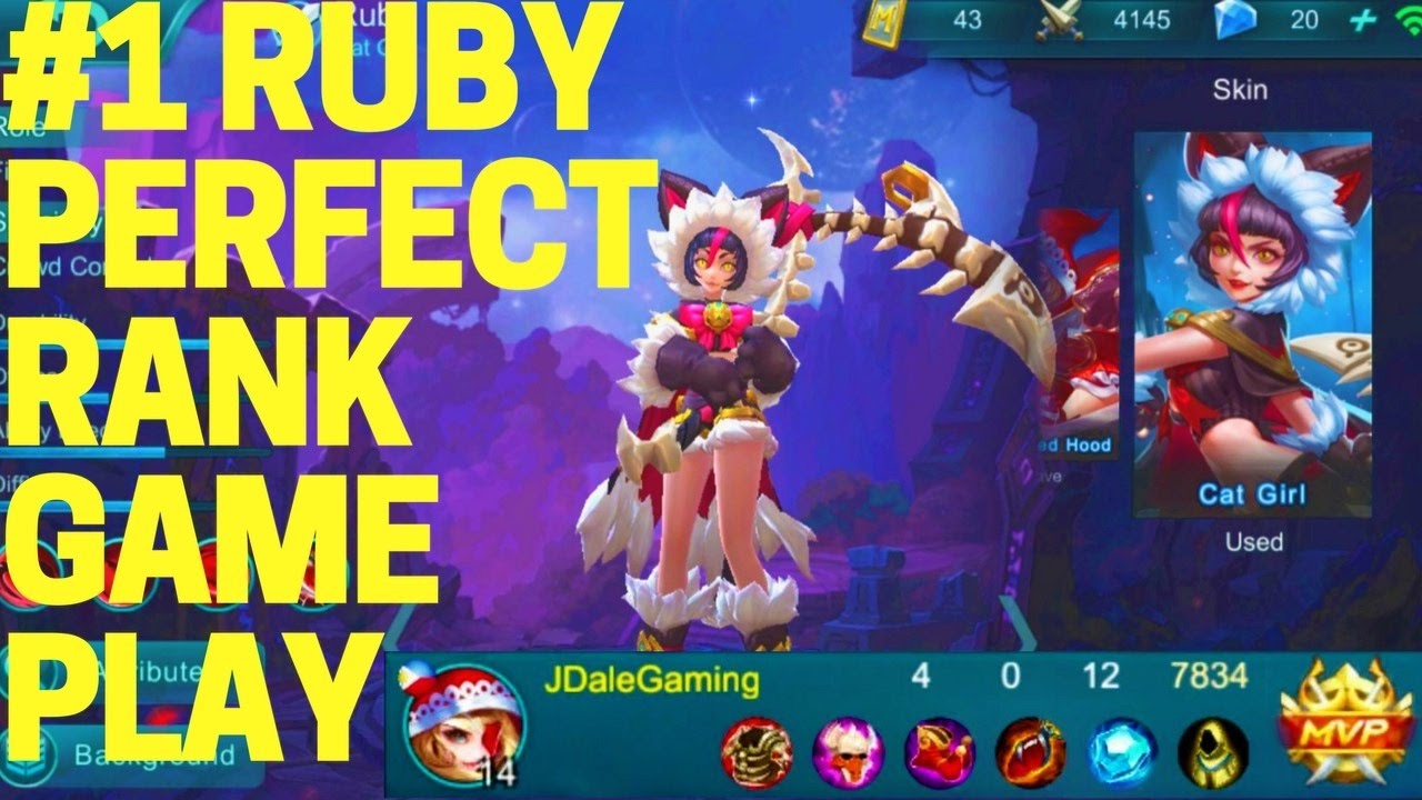 Mobile Legends PERFECT Ruby Gameplay [Skill Combo]