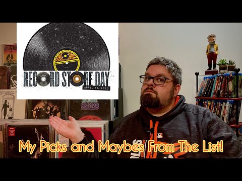 Record Store Day 2023 The List! My Thoughts and Picks #vinylcommunity #rsd #recordstoreday #records