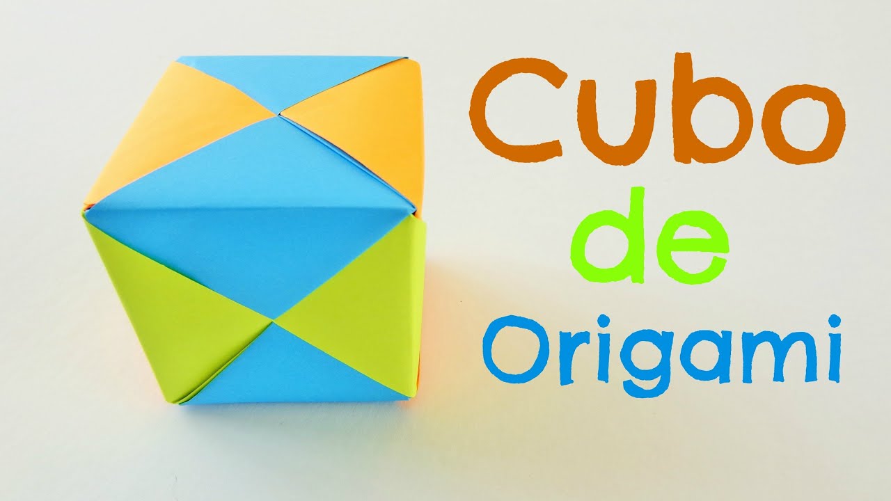 Cubo de Origami {CUBO DE PAPEL} // Origami Modular facil