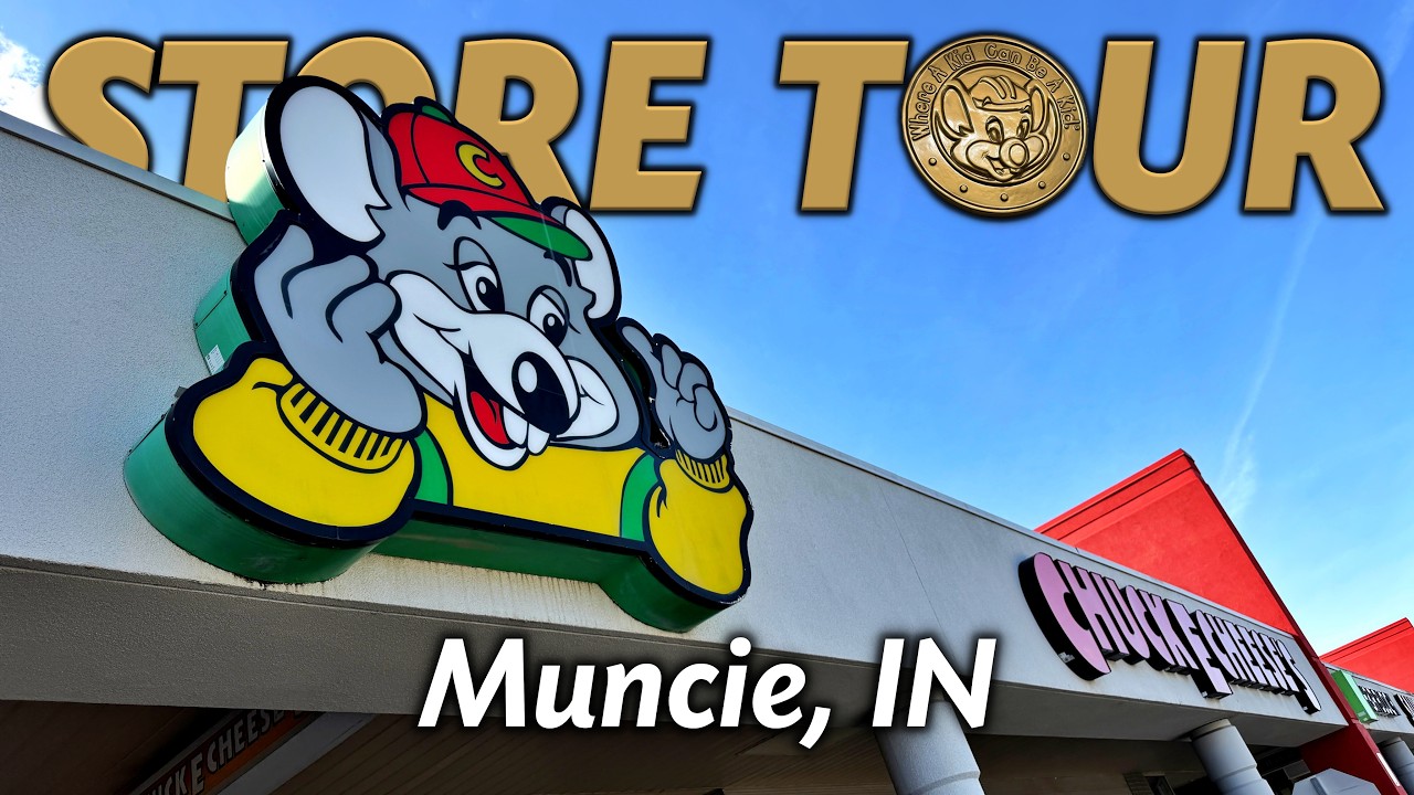 TOUR: Muncie, IN Chuck E. Cheese (Rare Retro Features!)