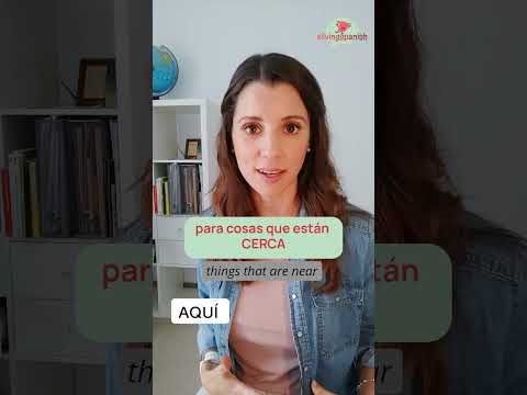 Aquí, ahí, allí in 🇪🇸 (Spain) #spanishtips #spanishpronunciation #learnspanishforbeginners