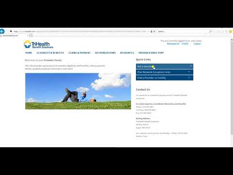 TBS Provider Portal Demonstration