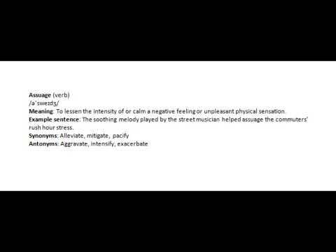 Crucial words beginning with the letter A to learn for the SAT! - Part 6