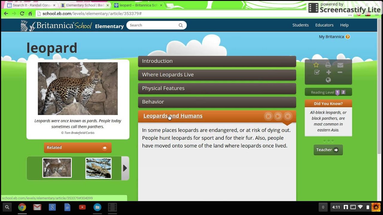 Britannica Encyclopedia Tutorial