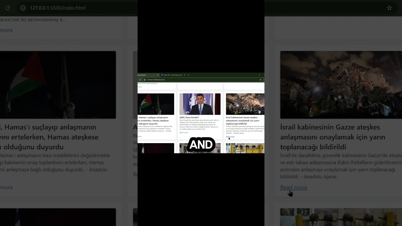 Build a Responsive News Website with HTML, Tailwind CSS & JavaScript | Full Tutorial #coding