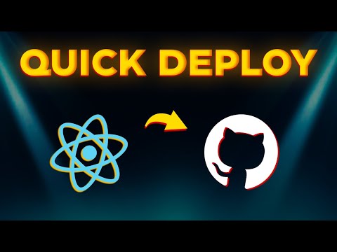 Deploy React App to GitHub Pages in 2 minutes