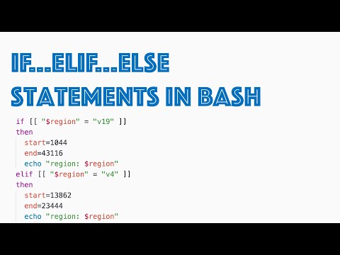 How to write if else statements in bash: Adding logic to scripts to take different paths (CC021)