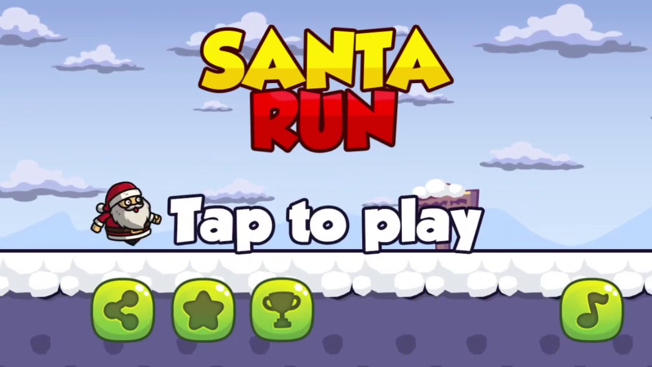 SantaRun - Funny & Casual Santa Claus Run Game Android