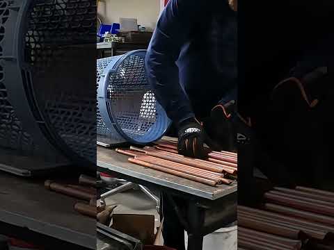 Cutting Copper Pipe, Scrap Metal