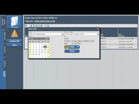 ZRTI Form Data Entry Demo