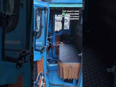 Bajaj 3 wheeler loaded with premium interior #bajaj #auto #lover #lovestatus #restoration