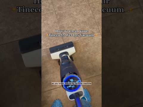 How To Clean Tineco S5 Wet Dry Vacuum #cleaning