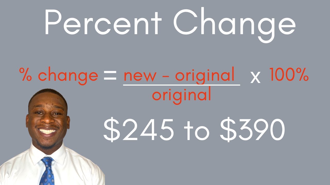 How to Find Percent Change, Increase & Decrease