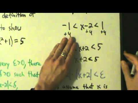Calculus I - Limits - Formal Limit Definition - A More Complicated Example