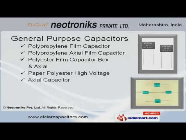 Power Electronic Capacitor - MKP71 Polypropylene Double Metallized ...