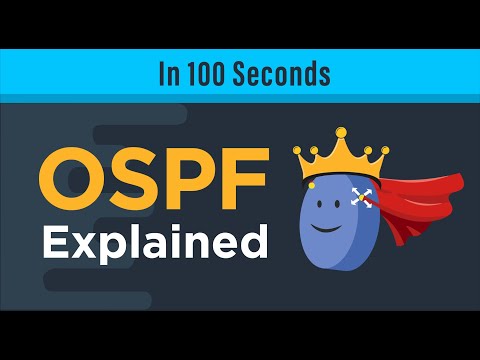 OSPF Explained in 100 Second | CCNA & CompTIA Network+