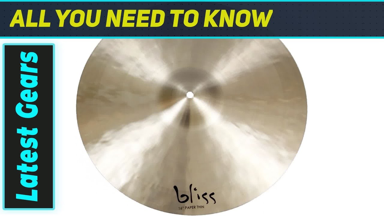 Dream BPT16 Bliss Paper Thin Crash: The Most Expressive 16-inch Cymbal?