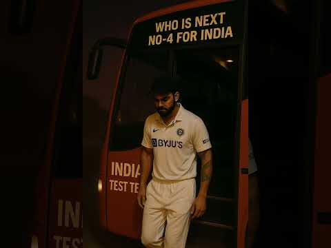 who is next india no-4 batsman in test matches #cricket #testcricket #virat #india#rcb#short#rcb#ipl