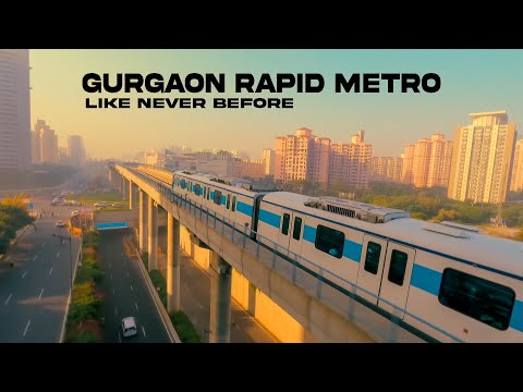 Gurgaon Metro | Golf Course Road | FPV drone| 4K