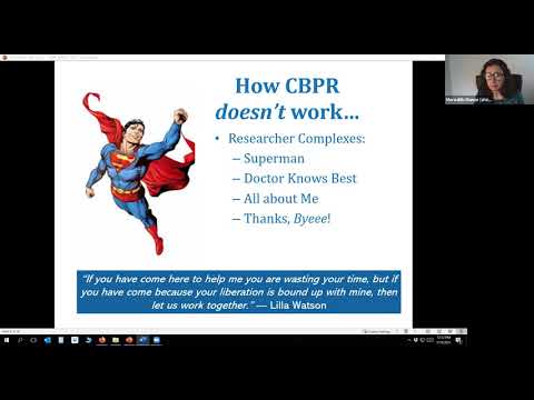 Community Based Participatory Research 101