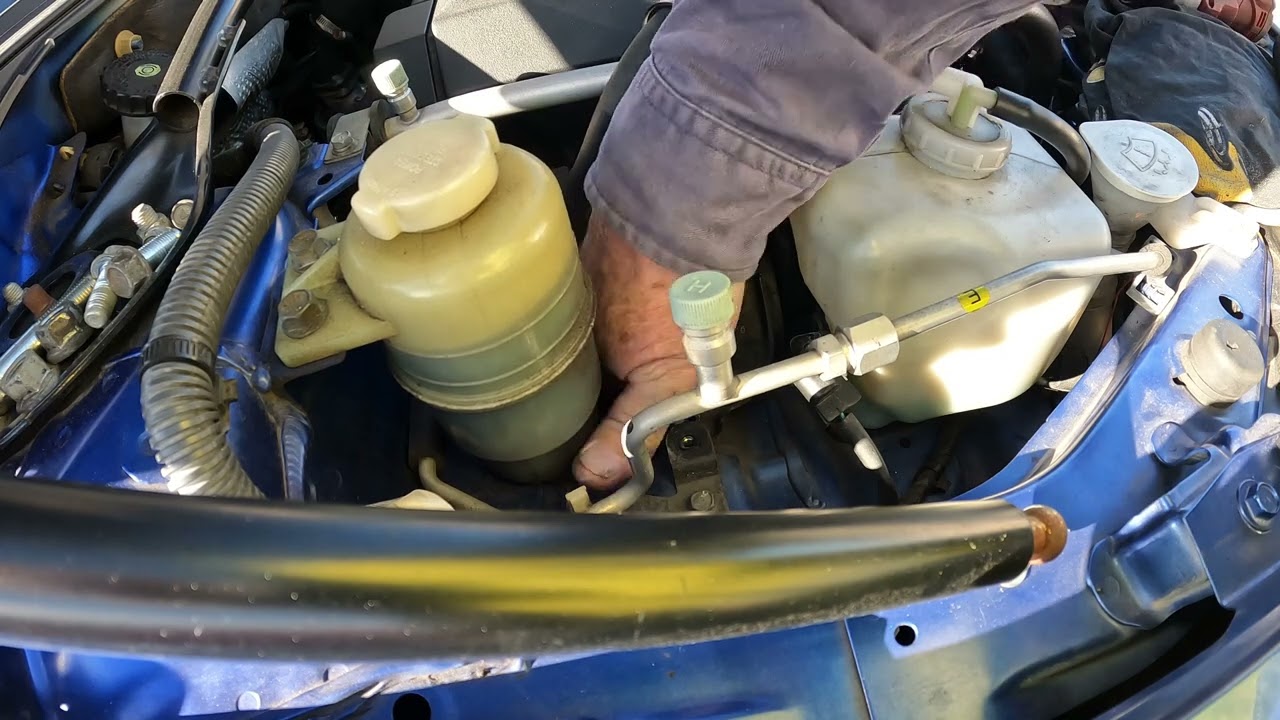 2014 lancer rally art tensioner pulley change