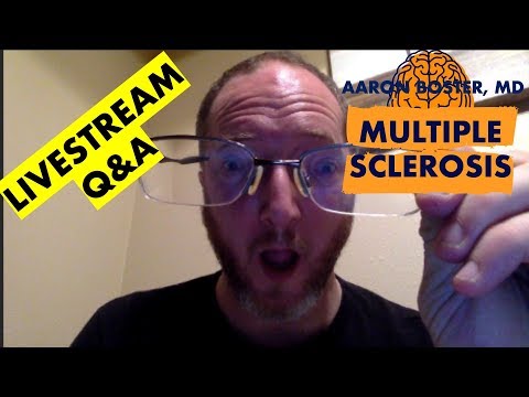 Learn About Multiple Sclerosis with me! LIVESTREAM Q&A with Dr Boster!