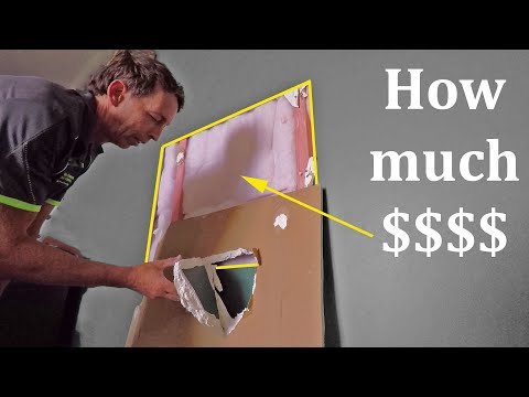Large Plasterboard Repair - How much I Charge (Full Breakdown)